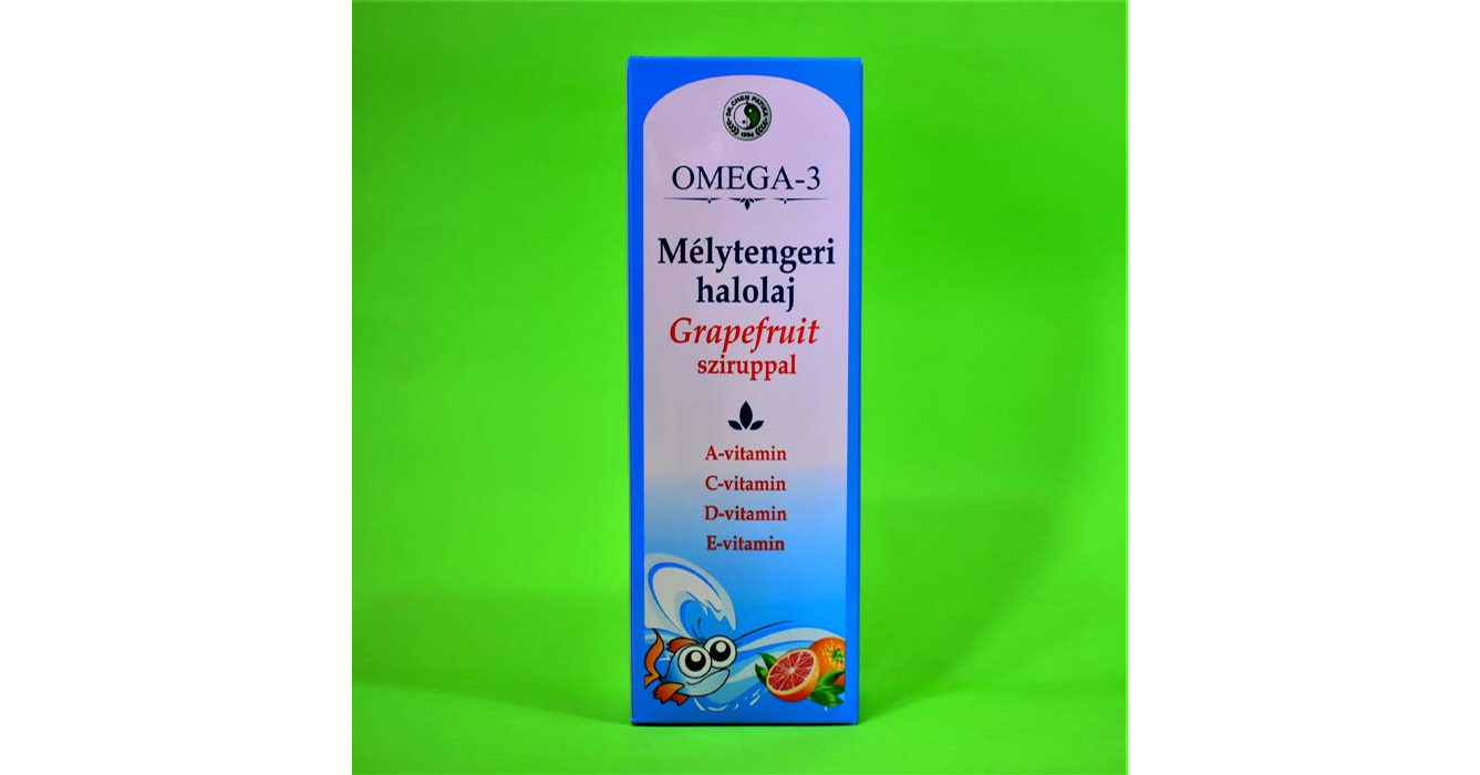 Dr. Chen Omega-3 halolaj grapefruit sziruppal gyerekeknek 500ml